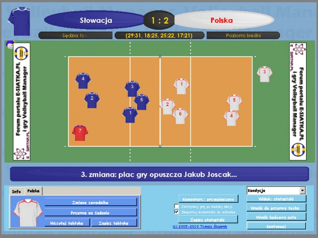 Volleyball Manager 2010 - darmowe gry do pobrania - Victory Games Strona: 1